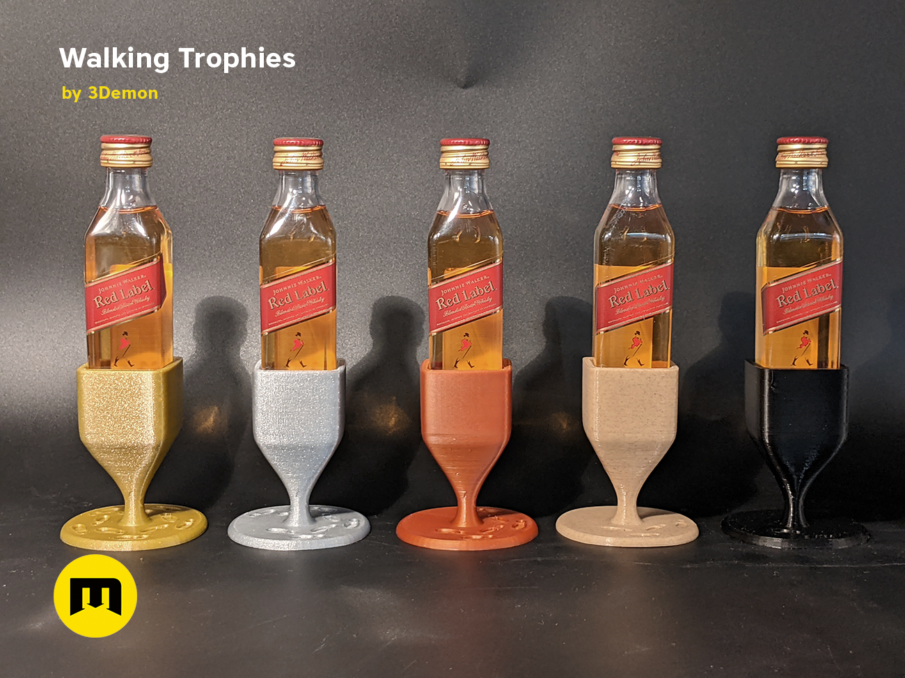 Free 3D file Walking Challenge Trophies 🚶 ・Template to download and 3D ...