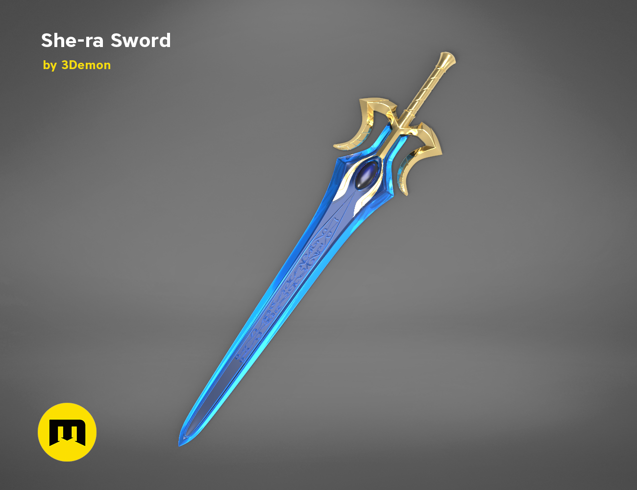 🗡️ She-Ra Sword of Protection・ 3D File for ・Cults