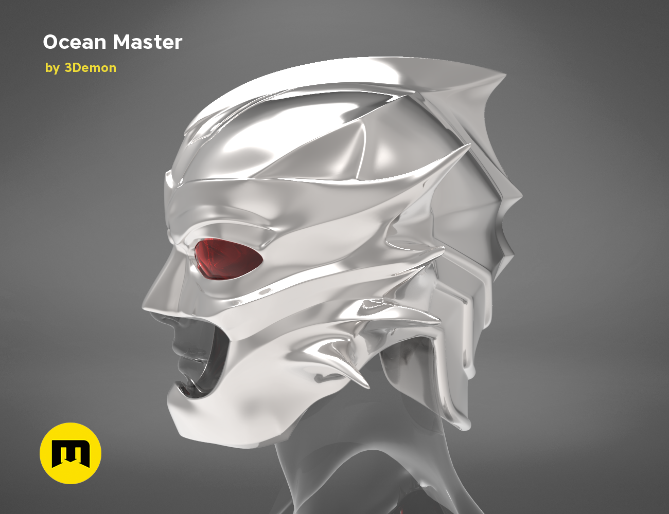 🌊 Ocean Master Helmet – Aquaman (King Orm)・ 3D File for ・Cults
