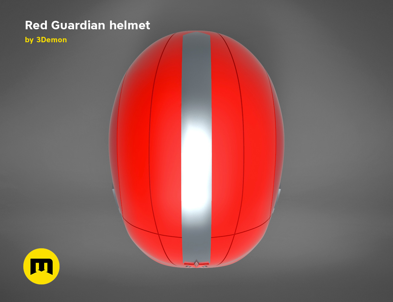 🪖 The Red Guardian helmet・ 3D File for ・Cults