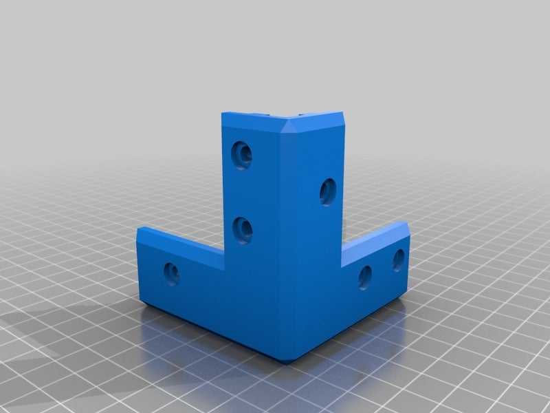 Free STL file 2020 Aluminum Extrusion Frame Corner 🖼️ ・3D printing idea ...