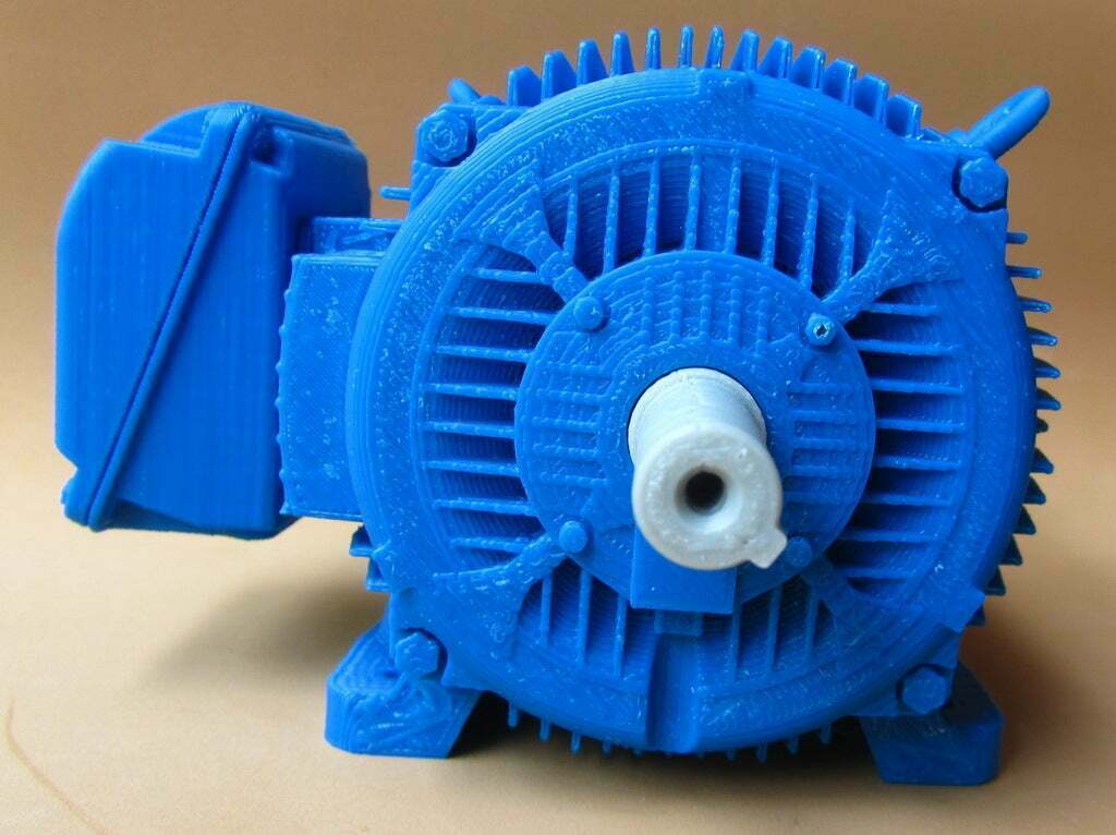 ⚡ WEG Electric Motor W22 1:5 model, frame 364/5T 60HP・Free STL File for ...