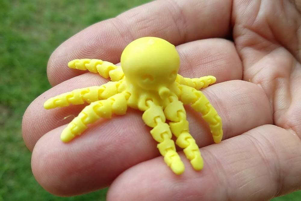 3D printable Cute Mini Octopus・Cults