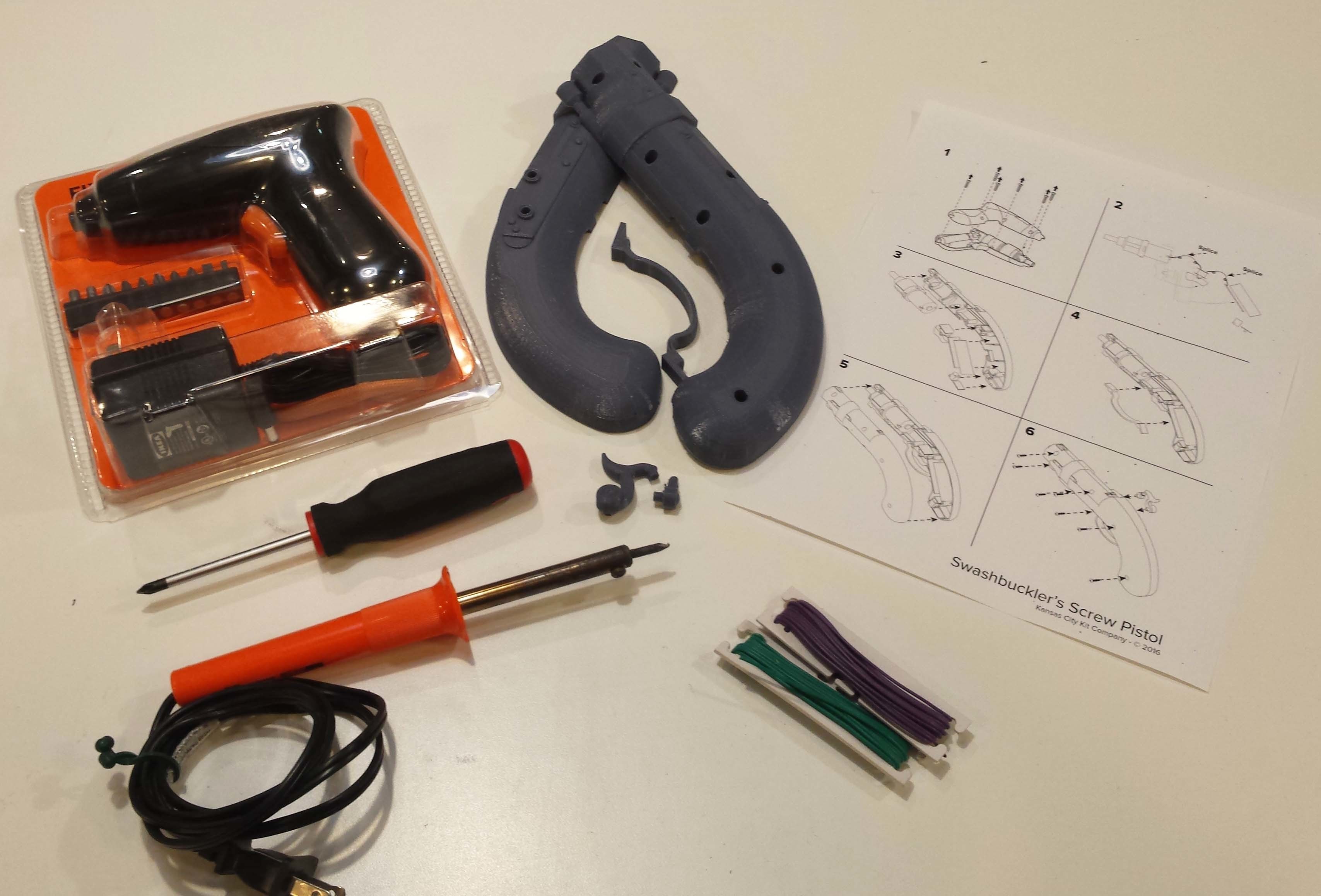 STL file The Swashbuckler’s Screw Pistol 🔫 ・3D print model to download ...