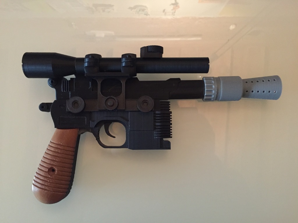 🆕 DL-44 / Han solo / A New Hope version / Full blaster・Free 3D File for ・Cults