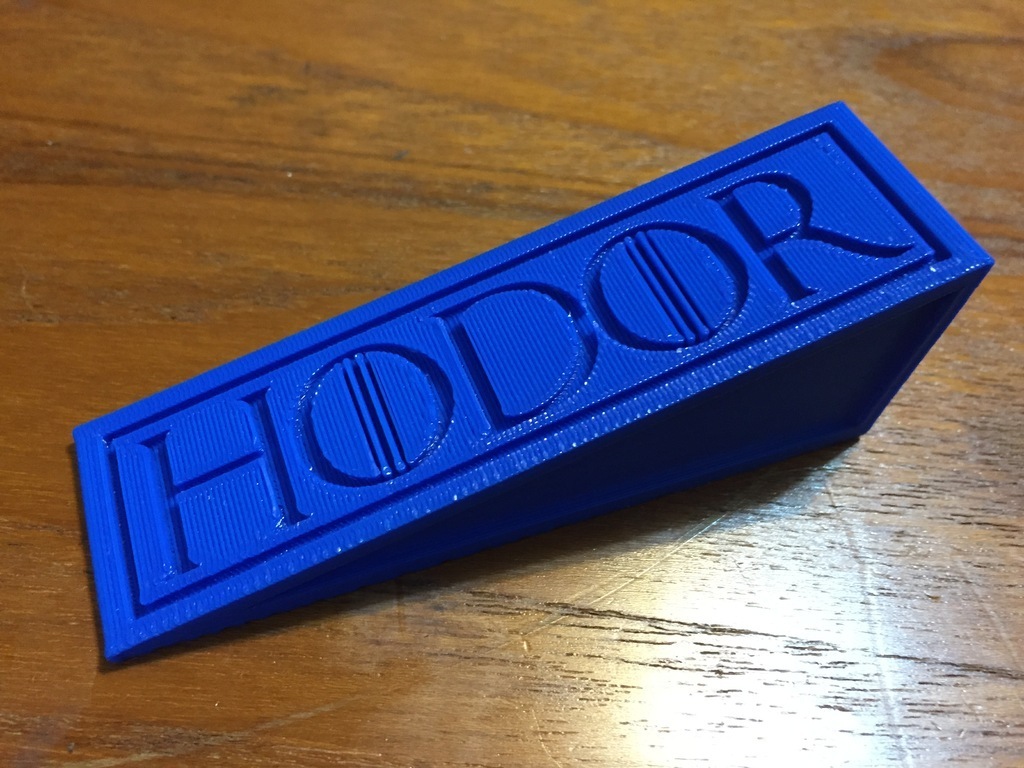 Free 3D file Hodor Doorstop 🏠 ・3D printing design to download・Cults
