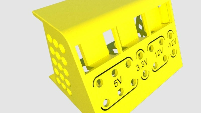 STL file ATX Power Supply with volt-amper meters 🔌・Template to download ...