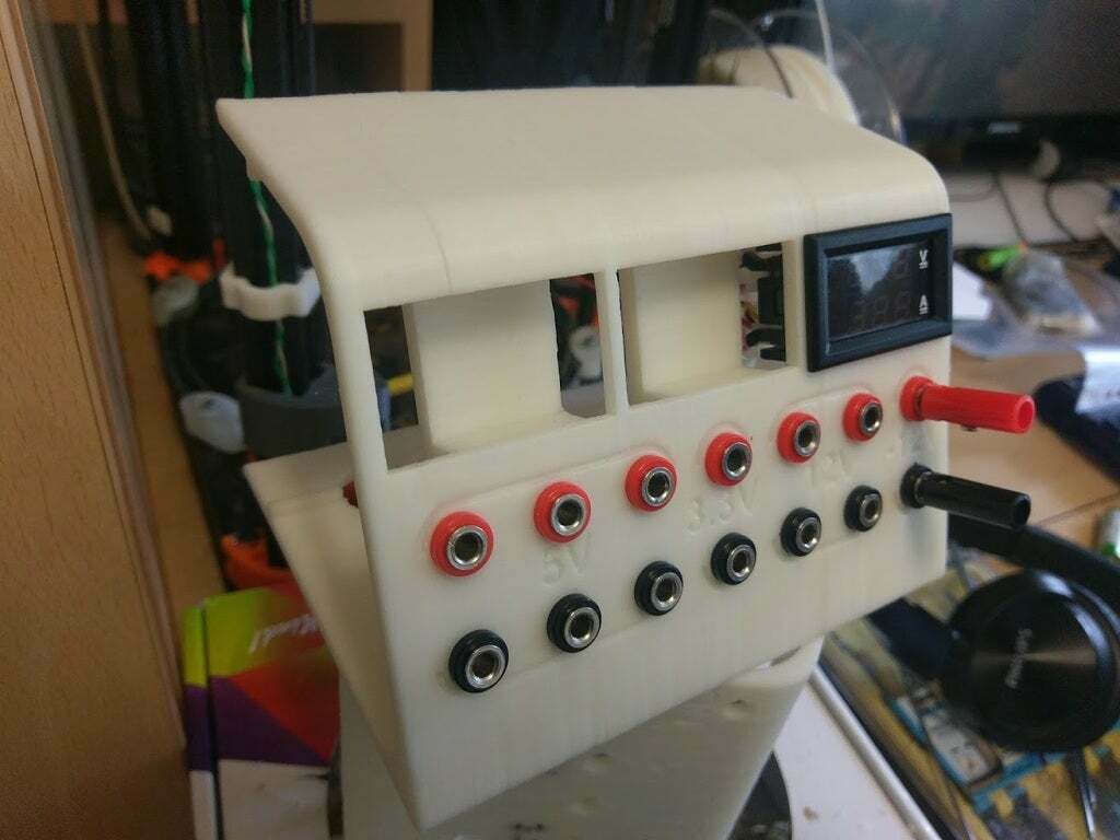 STL file ATX Power Supply with volt-amper meters 🔌・Template to download ...