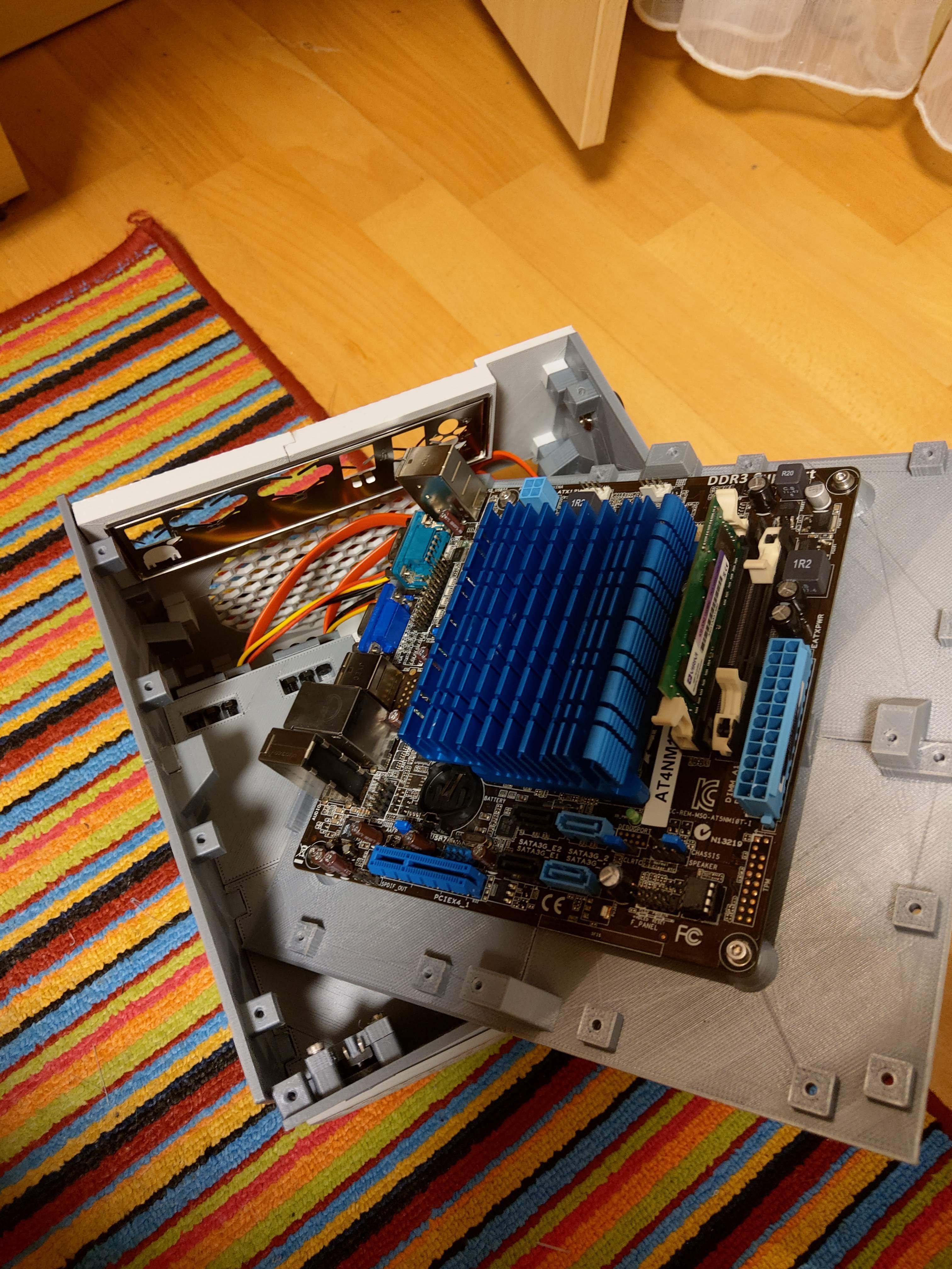 3D print Network storage for 4x3,5" bays (NAS)・Cults