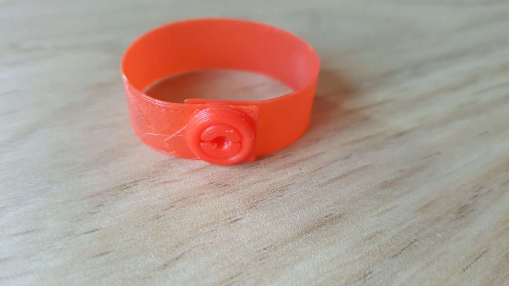 Free 3D file Wrist band and snap button 💫 ・3D printable design to ...