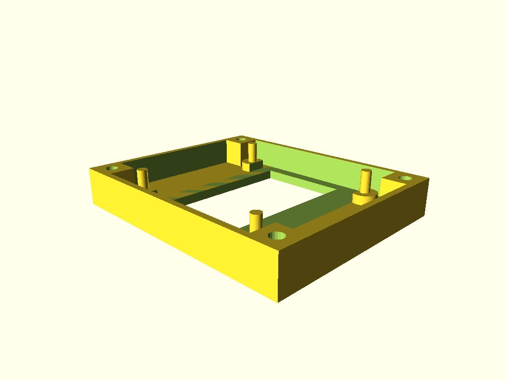 3d Datei Schlankes Gehäuse Für Oled Bildschirm Ssd1306 Arduino Esp