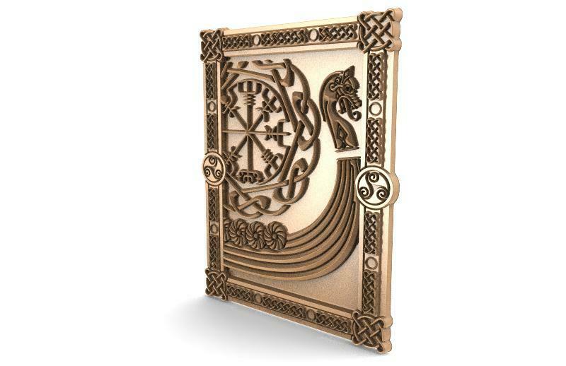 STL file Viking ship 2 CNC 🚢 ・3D printable model to download・Cults