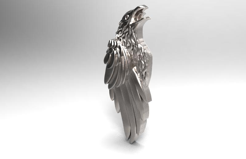 Archivo STL Crow pendant 🐦 ・Idea de impresión 3D para descargar・Cults