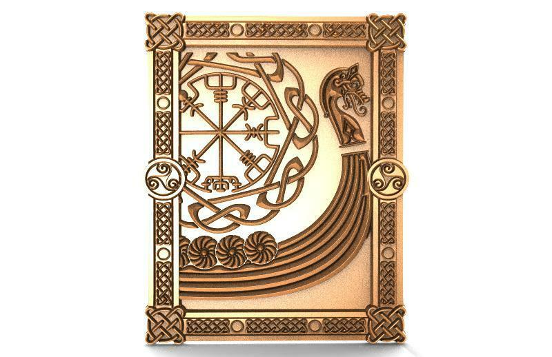 STL file Viking ship 2 CNC 🚢 ・3D printable model to download・Cults
