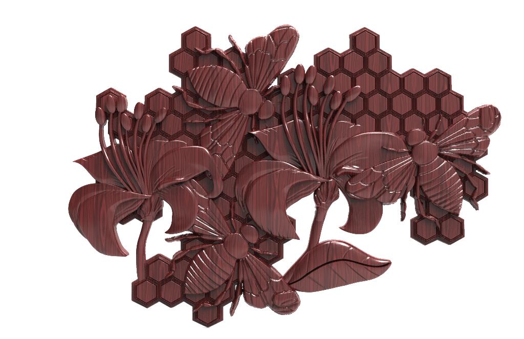 STL-Datei Biene CNC 4 🐉 ・Modell für 3D-Drucker zum Herunterladen・Cults