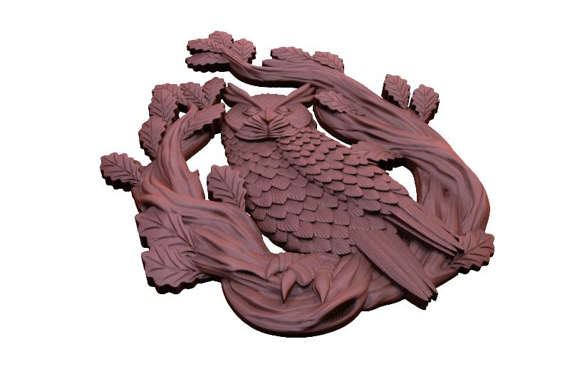 Archivo STL Búho CNC 🎨 ・Objeto imprimible en 3D para descargar・Cults