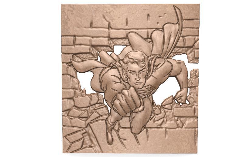 STL file Superman CNC 🦸‍♂️ ・3D print object to download・Cults