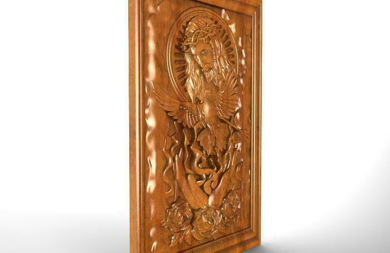 STL file Jesus Christ CNC 2 ️ ・Design to download and 3D print・Cults