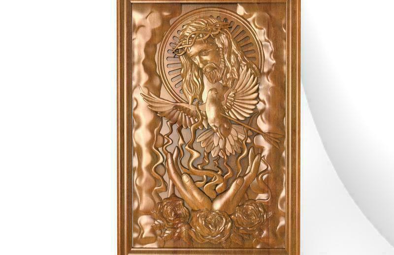 STL file Jesus Christ CNC 2 ️ ・Design to download and 3D print・Cults