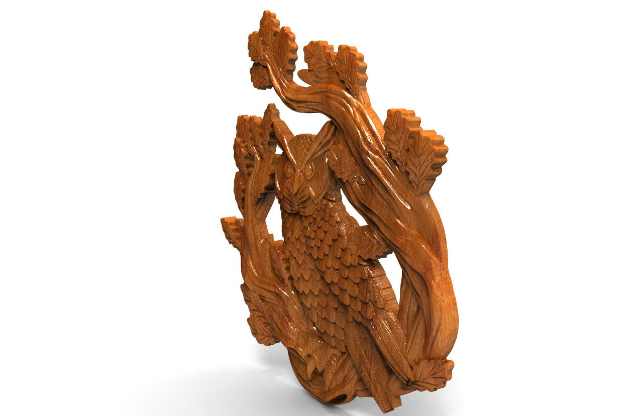 Archivo STL Búho CNC 🎨 ・Objeto imprimible en 3D para descargar・Cults
