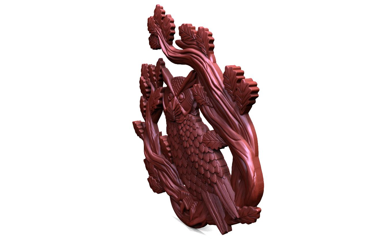 Archivo STL Búho CNC 🎨 ・Objeto imprimible en 3D para descargar・Cults