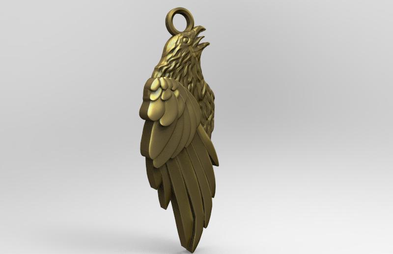 Archivo STL Crow pendant 🐦 ・Idea de impresión 3D para descargar・Cults