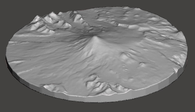 STL file Villarrica Volcano (Chile) 🌋 ・3D printable model to download・Cults