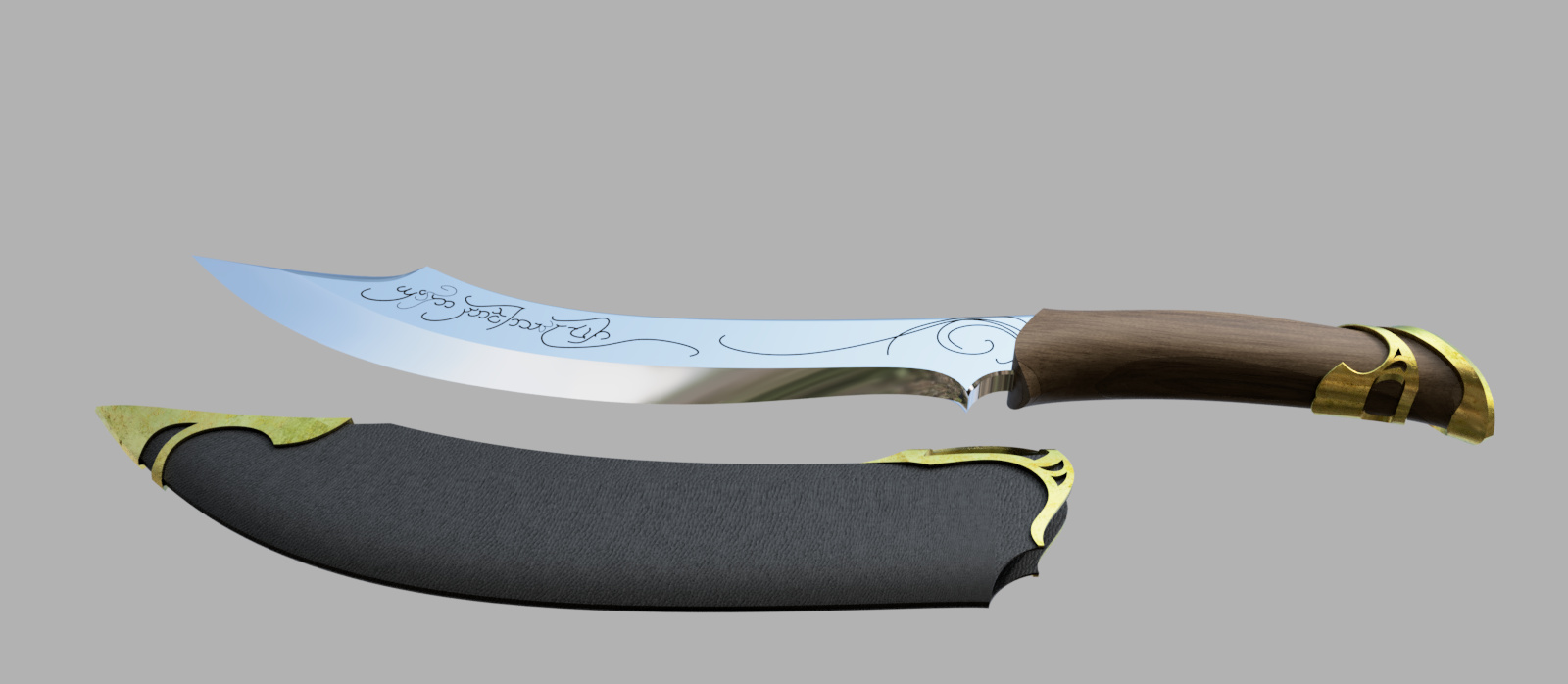 STL file Aragorn Dagger Lord of the Rings 🗡️ ・3D printable model to ...