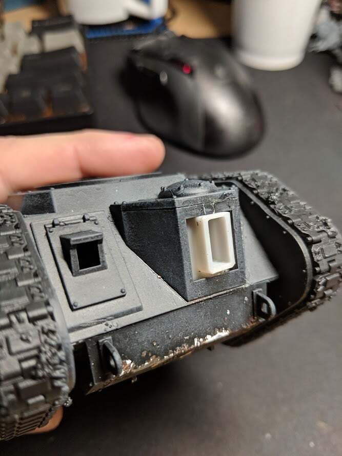 3D printing Future Human Tank Sponson Cylinder・Cults