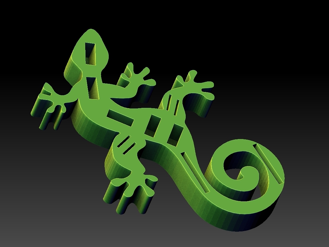 💾 USB/SD Gecko・Free STL File for ・Cults