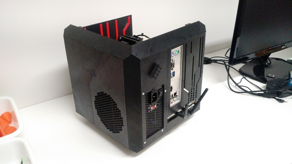 Free STL file Square PC Case Tron Vaporwave 🟪 ・3D printable model to ...