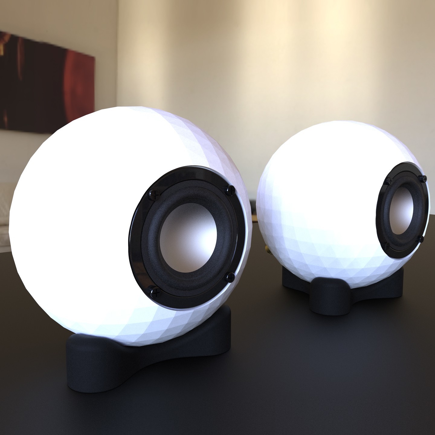 STL file Speaker System - Sphere 🔉 ・3D print design to download・Cults