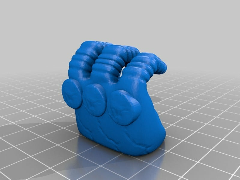 Free STL file hellboy hand ・3D printable model to download・Cults