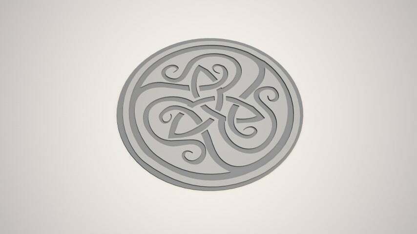 Free STL file Celtic knot easy print 🪢・3D print object to download・Cults