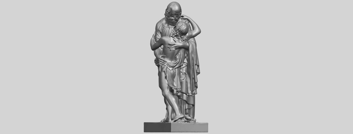 Archivo 3D gratis Padre e Hijo 01 🥫 ・Modelo de impresión 3D para ...