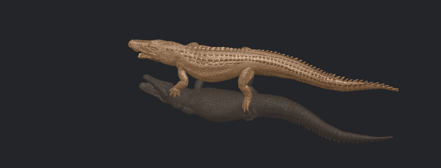 🐊 Alligator 01・Free 3D File for ・Cults