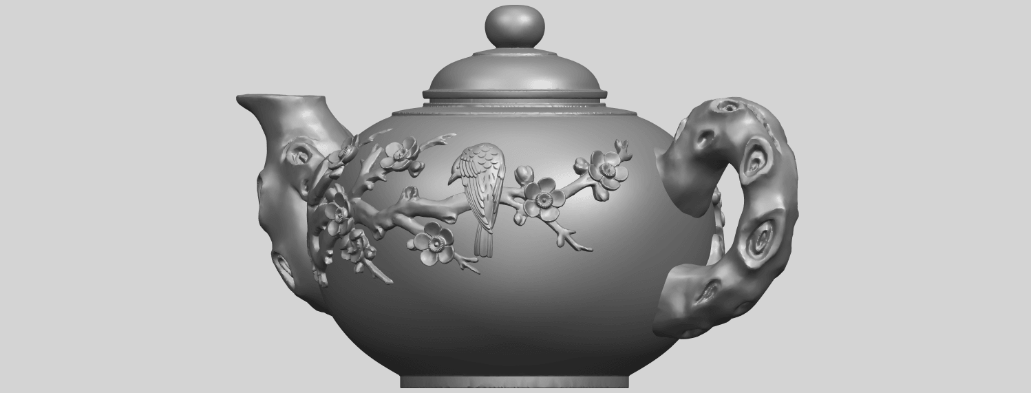 🫖 Tea Pot 01・Free 3D File for ・Cults