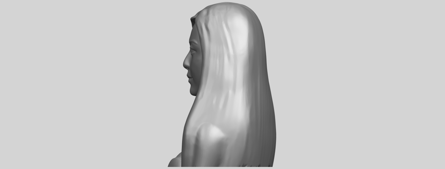 👧 Beautiful Girl - Half Body・Free 3D File for ・Cults