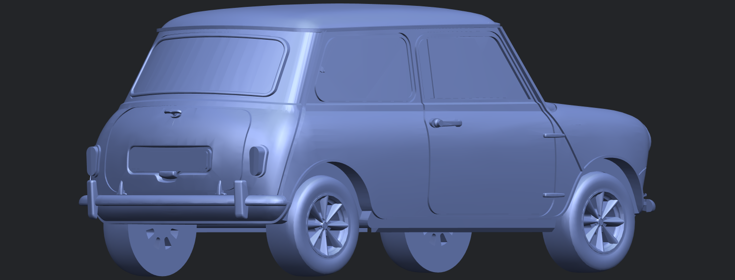 🚗 Morris Mini Minor Mark-1・Free 3D File for ・Cults