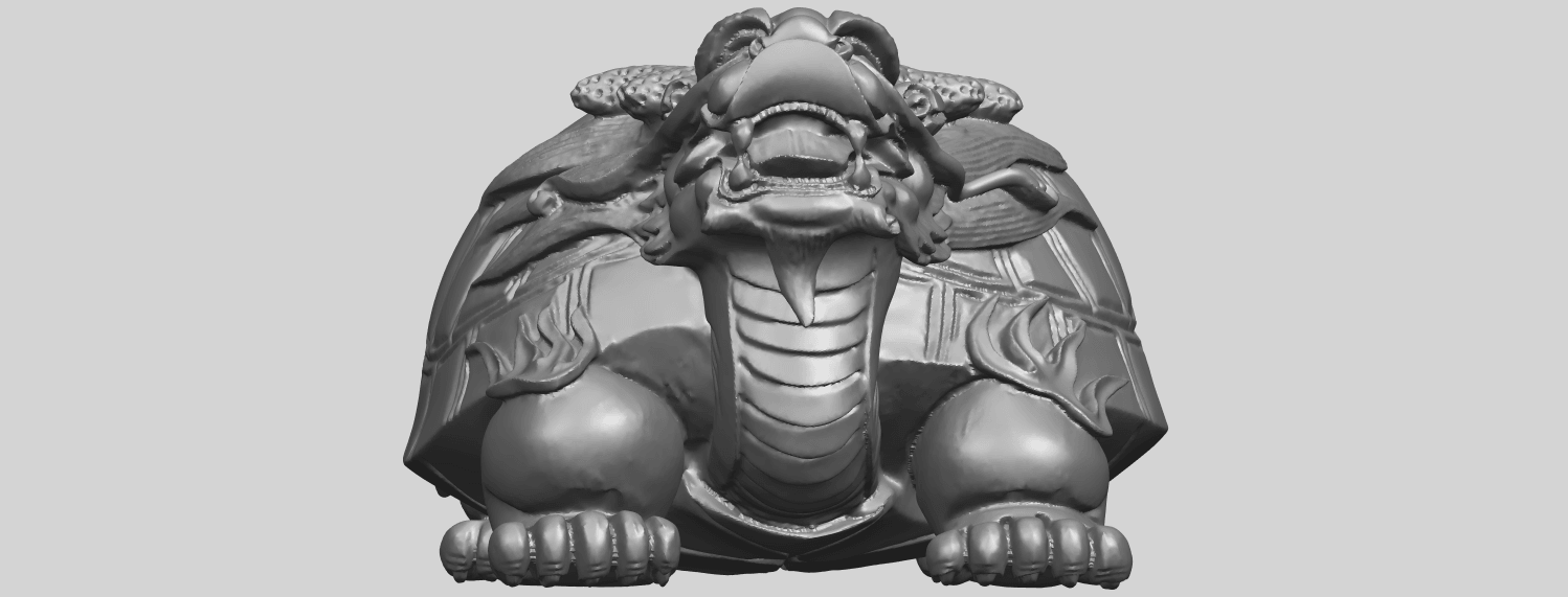 Free 3D file Dragon Tortoise 🐉 ・3D printing template to download・Cults