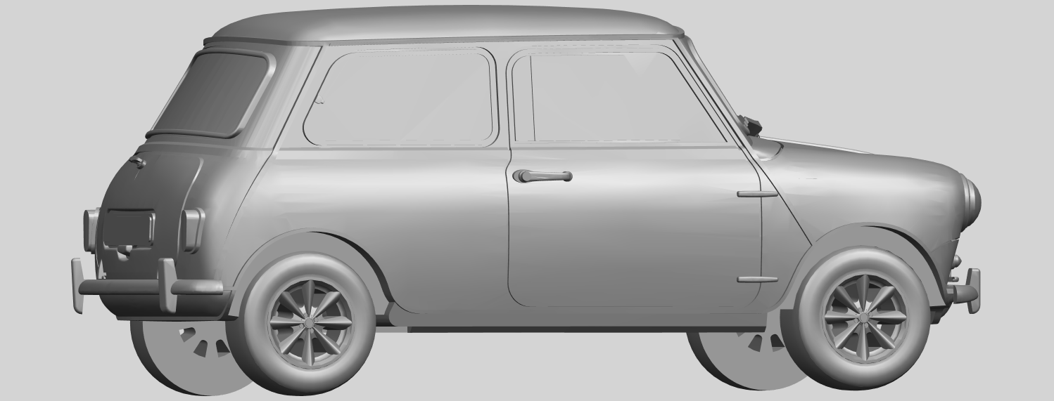 🚗 Morris Mini Minor Mark-1・Free 3D File for ・Cults