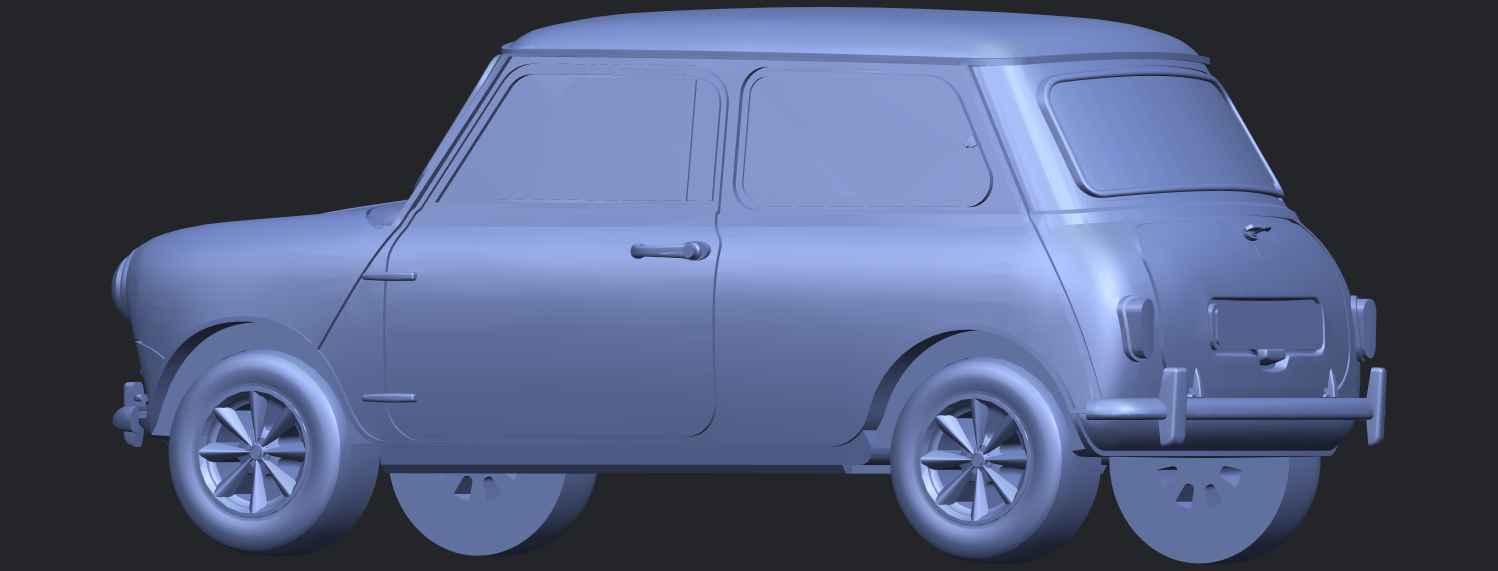 🚗 Morris Mini Minor Mark-1・Free 3D File for ・Cults