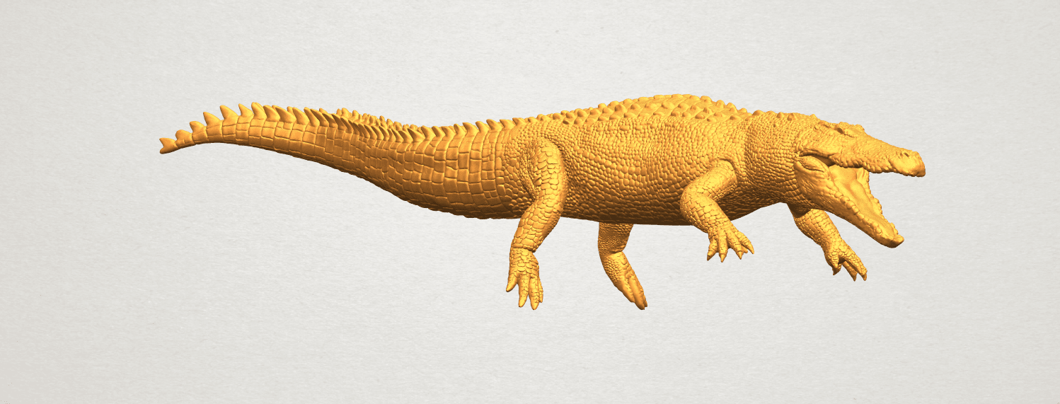 🐊 Alligator 01・Free 3D File for ・Cults