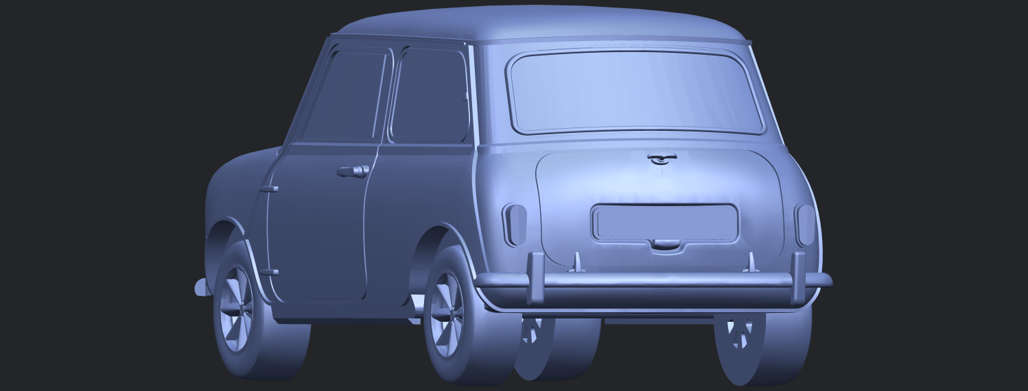🚗 Morris Mini Minor Mark-1・Free 3D File for ・Cults
