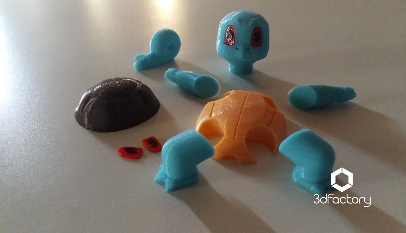 STL file Pokemon Go Squirtle - 3dFactory Brasil 🐉・3D printer design to download・Cults