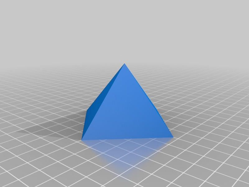 🇪🇬 4 Sided Pyramid・Free 3D File for ・Cults