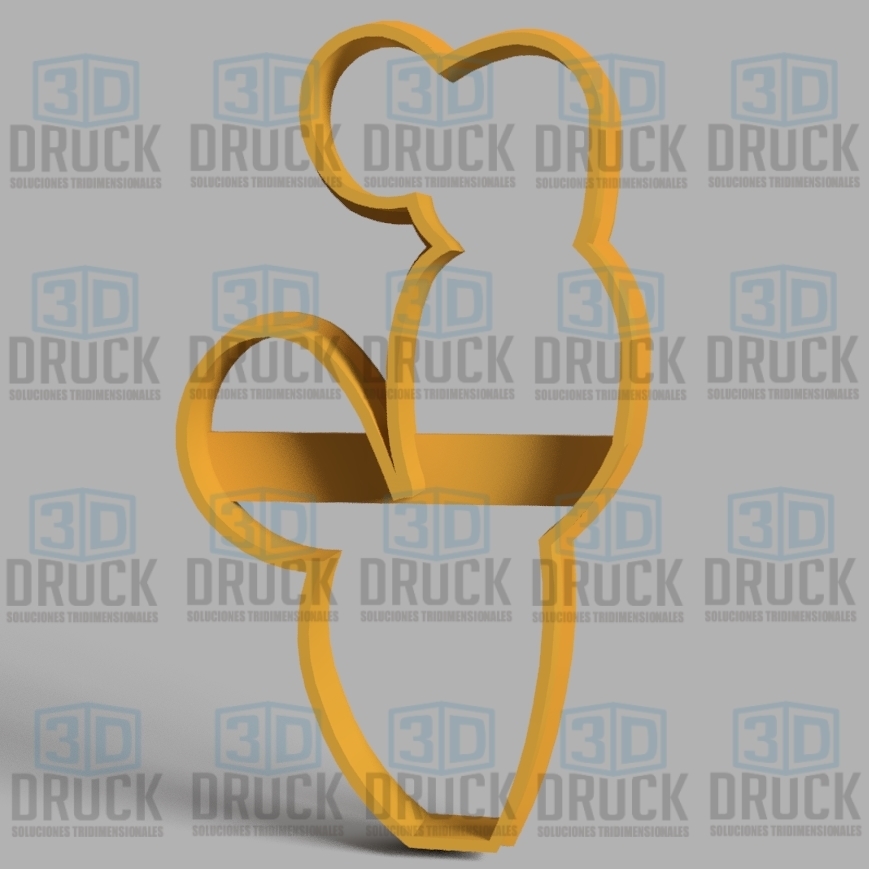 STL file Cactus - Cookie Cutter 🌵 ・3D printable model to download・Cults