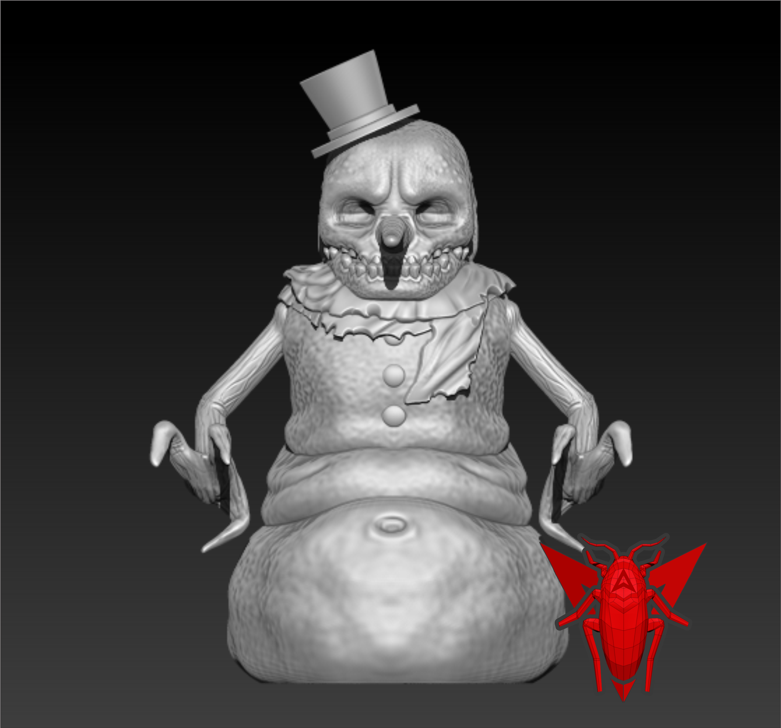 Archivo OBJ Rotten Snowman / Hombre de nieve Navideño. ☃️ ・Plan para ...