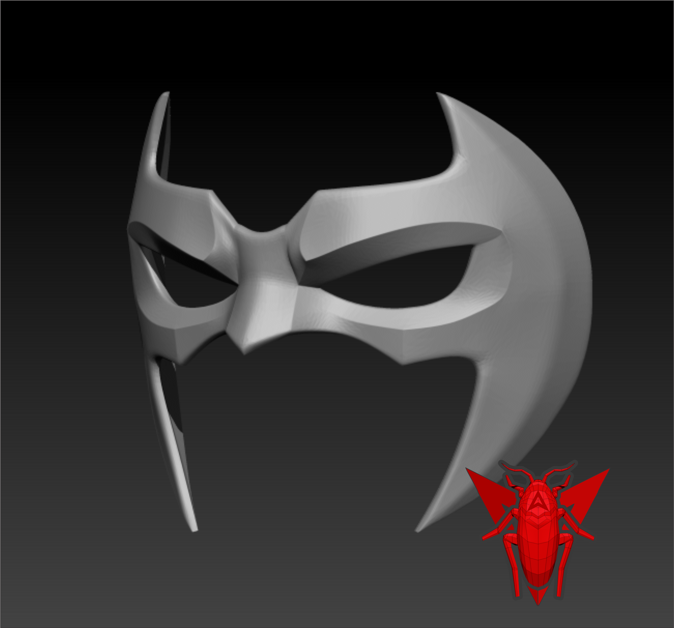 Archivo STL NIGHTWING MASK / ANTIFAZ NIGHTWING 🎃 (OBJ)・Modelo para ...