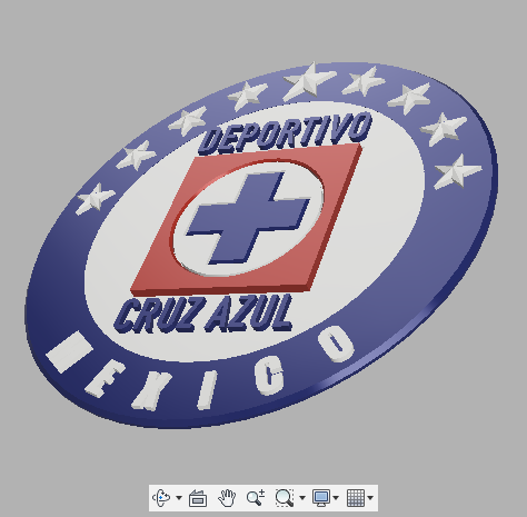 Archivo STL gratis Cruz Azul - Escudo Campeón 👽・Objeto imprimible en 3D ...